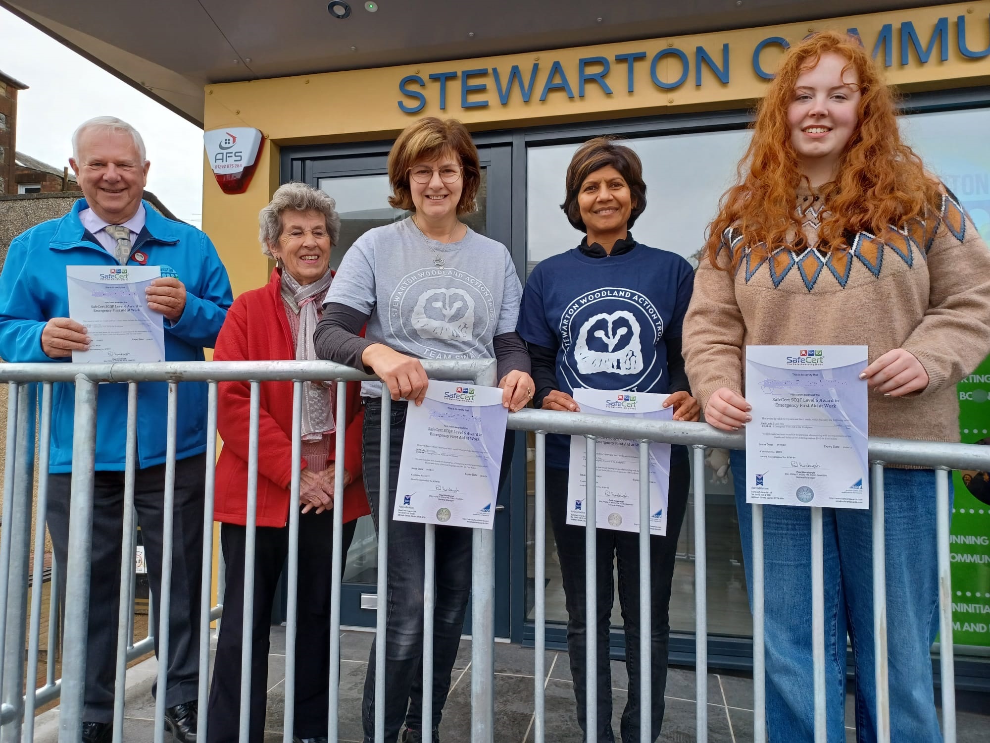 First Aid Training for SWAT Volunteers – Stewarton Woodlands Action Trust